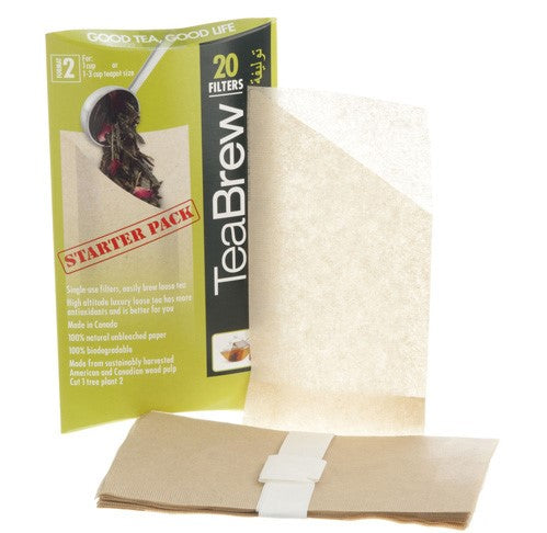 Individual Paper Tpot Filters | 2 -3 Cups Tpot | Bush Leaves Teas
